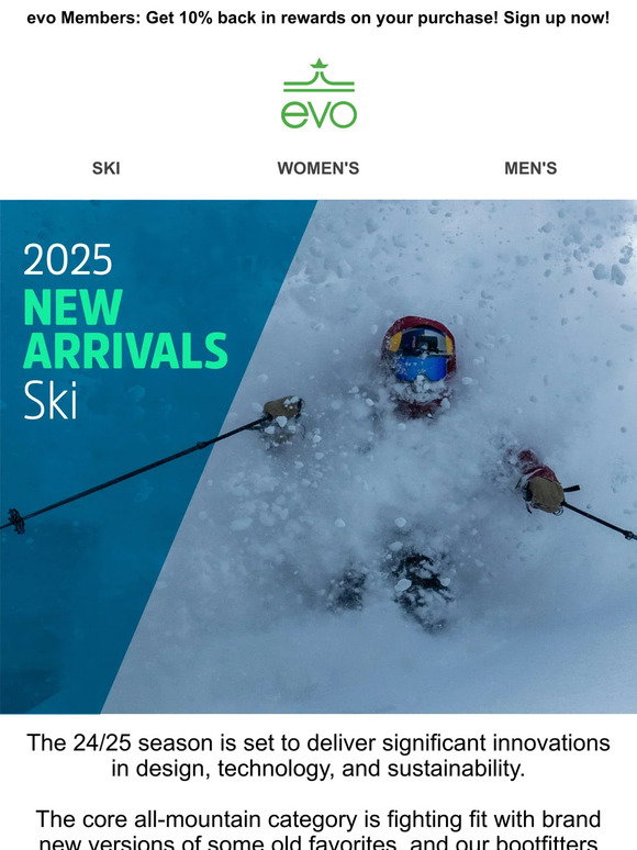Evo: Check it Out: 2025 Snow Gear Now Available | Milled