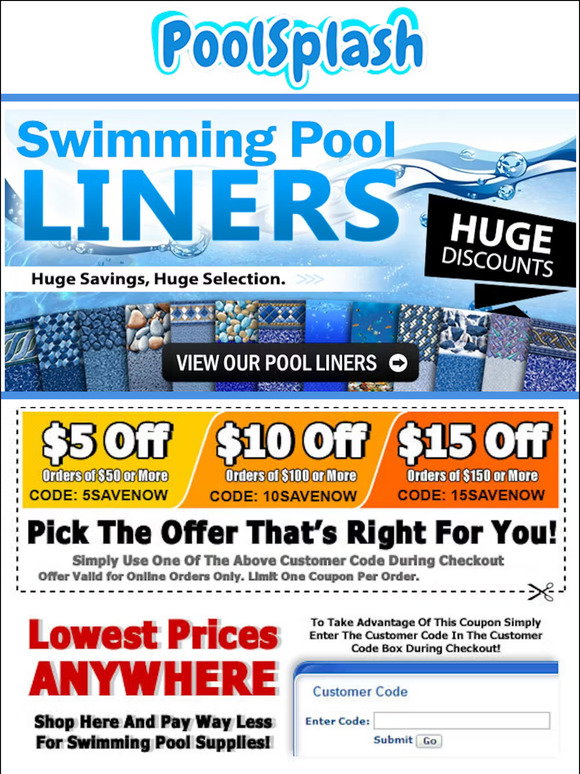 Pool Splash, LLC: Memorial Day Savings Incoming! Your Pool Needs This ...