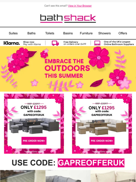 Bath Shack: Upgrade your garden space from only £11.95 ☀️🏡 | Milled