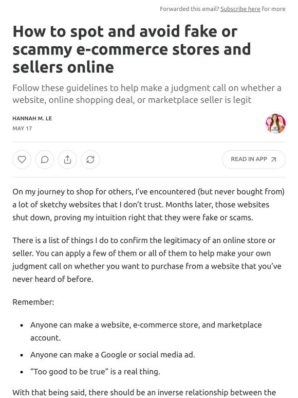 RE.STATEMENT: How to spot and avoid fake or scammy e-commerce stores ...