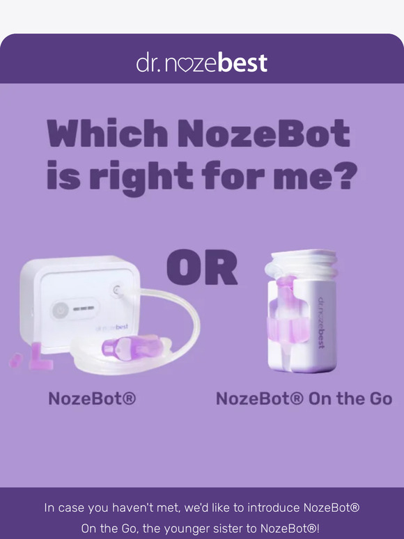 Dr. Noze Best: Which NozeBot is Right for You? 💜 | Milled