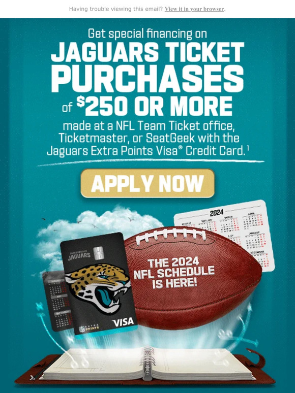 Jacksonville Jaguars: More Football, More Rewards – Get 3x Points on ...
