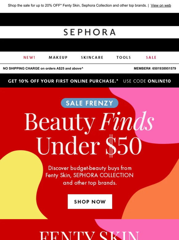 Sephora Email Newsletters: Shop Sales, Discounts, and Coupon Codes