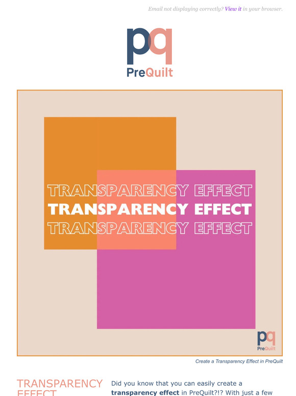 PreQuilt: Create a Transparency Effect in PreQuilt + New Coloring Pages ...