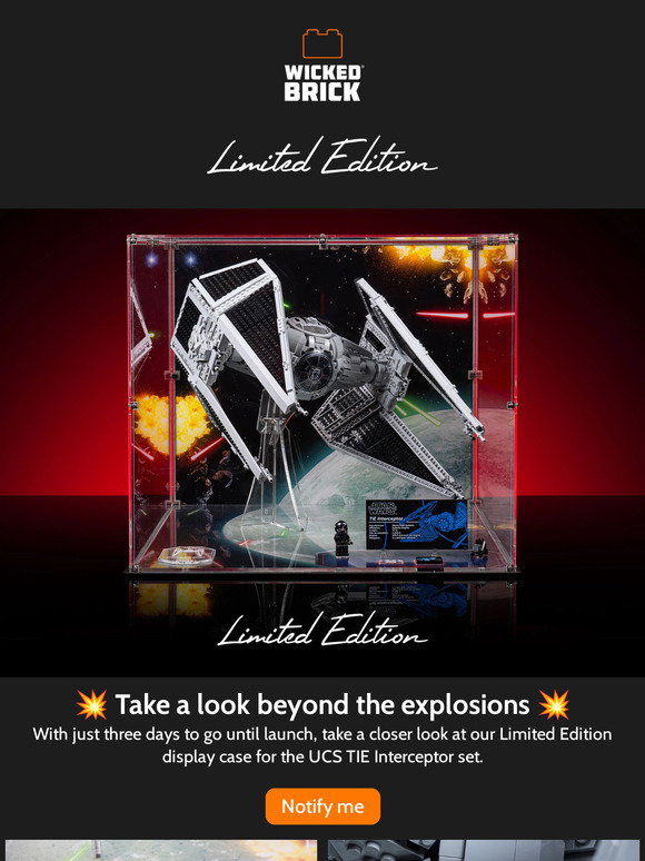 Wicked Brick: Take a closer look at our Limited Edition TIE Interceptor ...