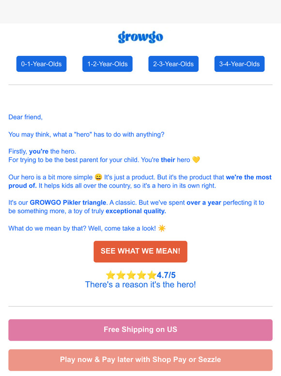 GrowGo Kids: Did you know which product is our hero? | Milled