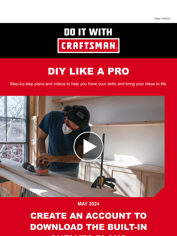 Craftsman: Free Plans for Built-In Shelves | Milled