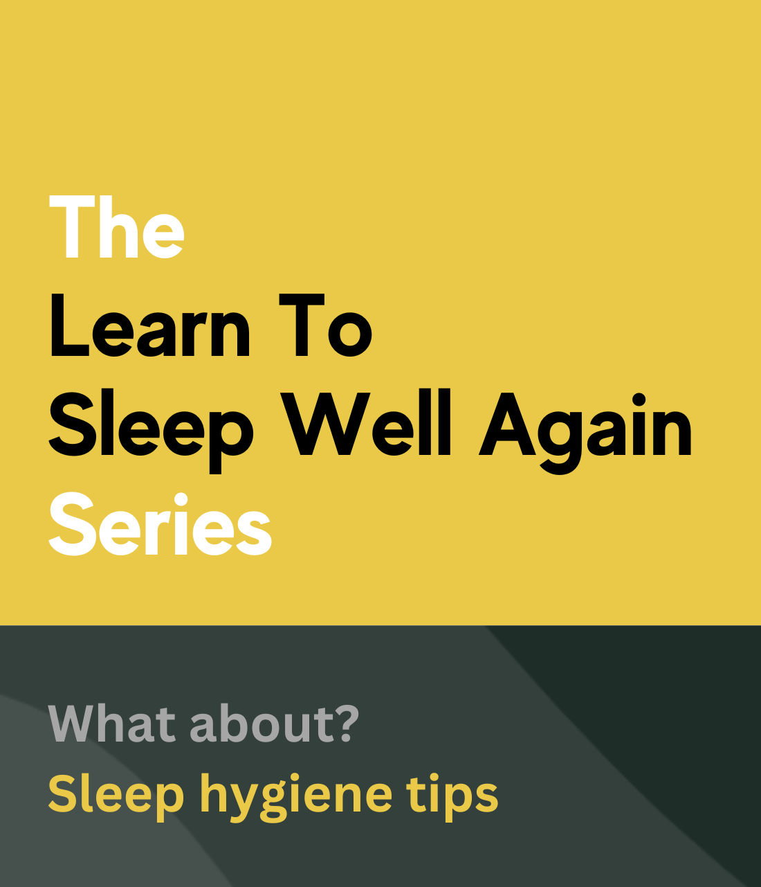 Stellar Sleep: Why sleep hygiene alone won't cure insomnia | Milled