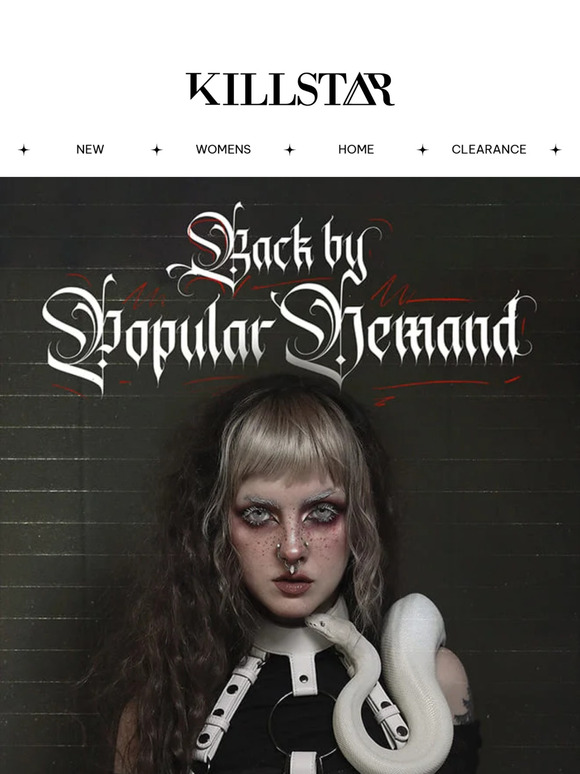 Killstar: 🔮 We See These Styles In Your Future | Milled