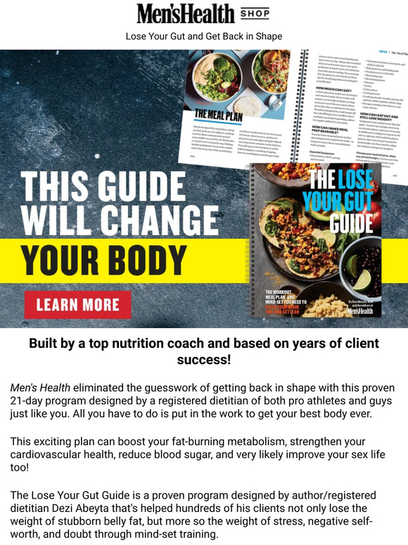 Men'sHealth: Get Back in Shape and Lose Your Belly! | Milled