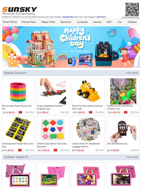 Sunsky: Happy Children Day | Milled