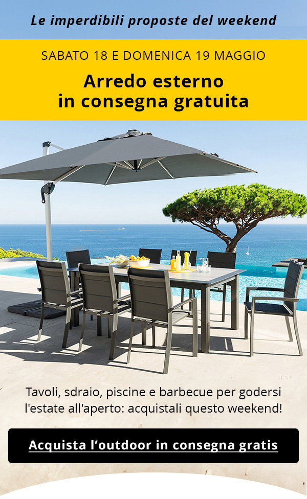 Kasanova: Arredo esterno in consegna GRATIS nel weekend 🚚 | Milled