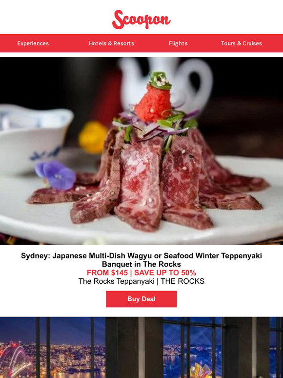 Scoopon: Sydney: Japanese Multi-Dish Wagyu or Seafood Winter Teppenyaki ...