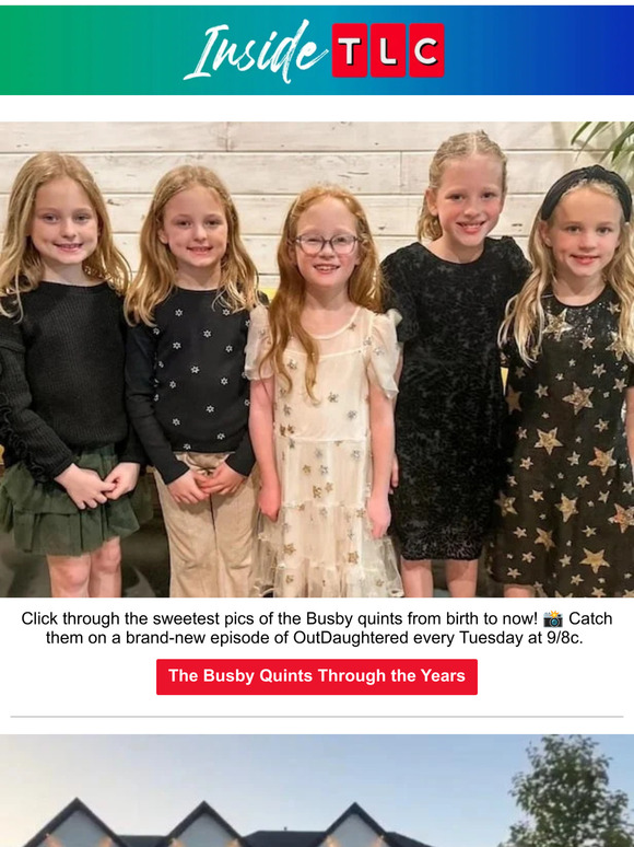 TLC: Adorable Photos of the Busby Quints from Birth to Now + Tour the ...