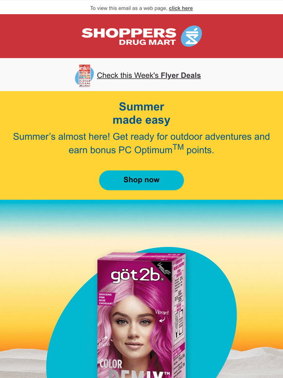 Shoppers Drug Mart: Your summer made easy + TEXT TO WIN a $500 gift ...