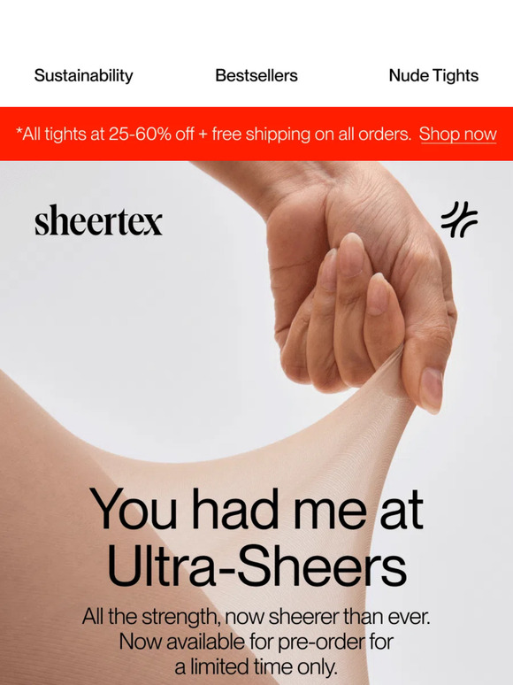 Sheertex: ULTRASHEER NUDES ARE HERE | Milled