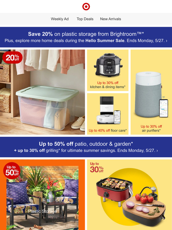 Target: Save on home must-haves during the Hello Summer Sale ☀️ | Milled
