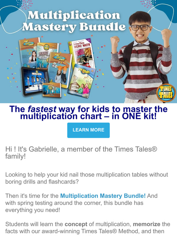 Times Tales: 👉Multiplication mastery made EASY! | Milled