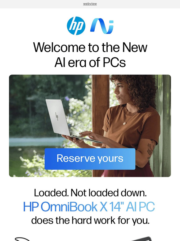 HP: Meet OmniBook X. HP’s first AI PC | Milled