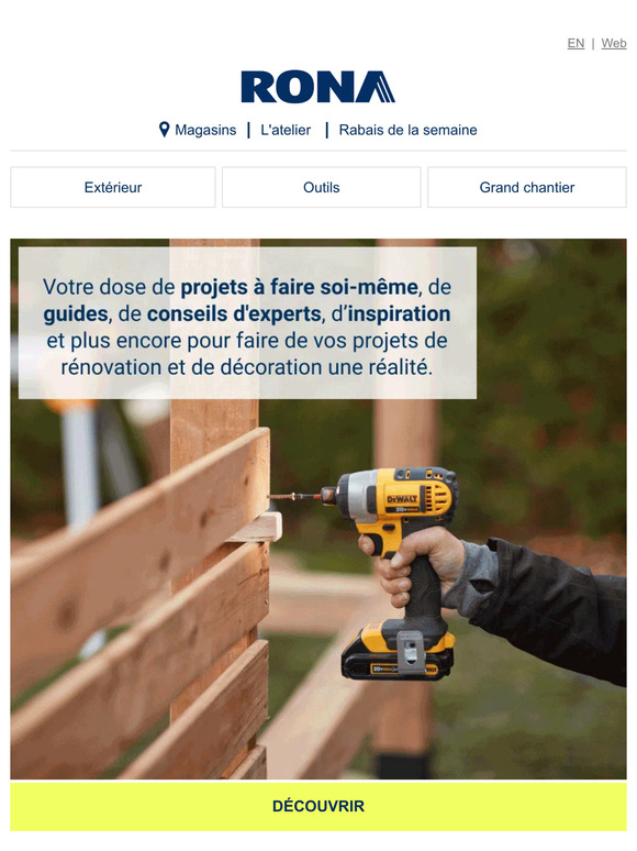 RONA: Des trucs de pro pour réussir vos rénos. | Milled