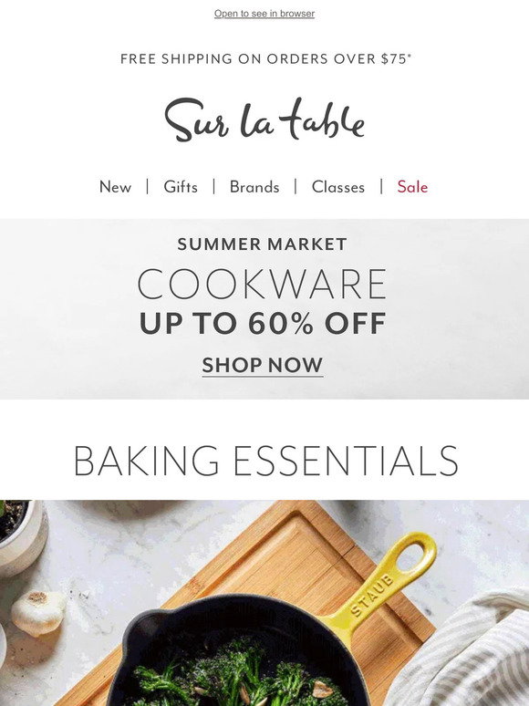 Sur La Table: 🧁 Explore the sweeter side with bakeware savings. | Milled