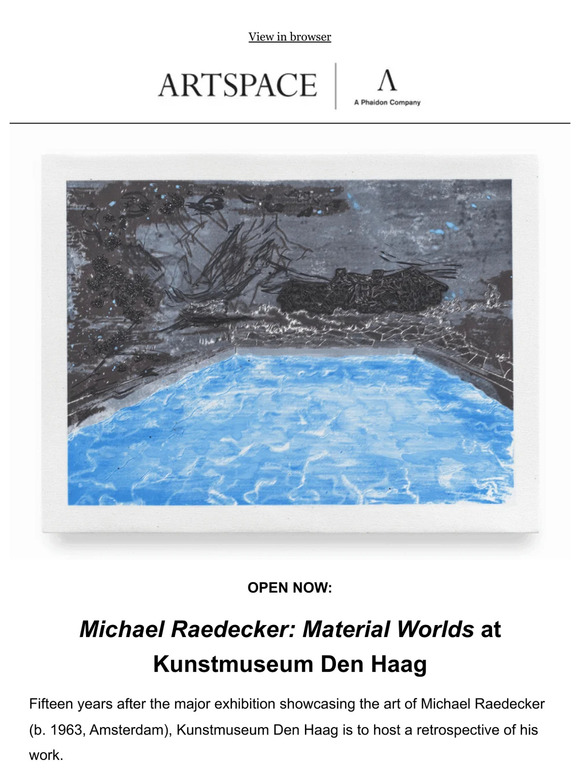 Artspace: Open now: Michael Raedecker – Material Worlds at Kunstmuseum ...