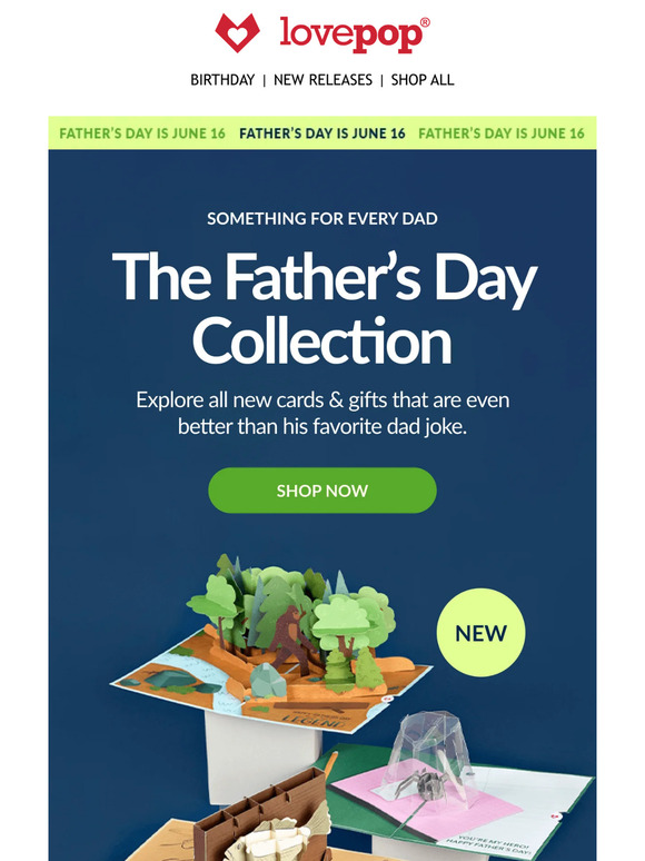 Lovepop Cards: Introducing The Father’s Day Collection | Milled