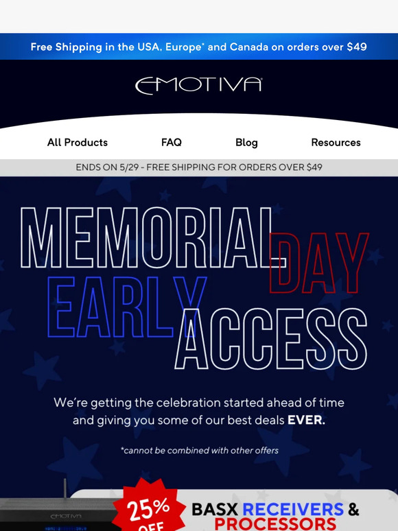 Emotiva: 🎆 EARLY ACCESS: Memorial Day Mania! | Milled