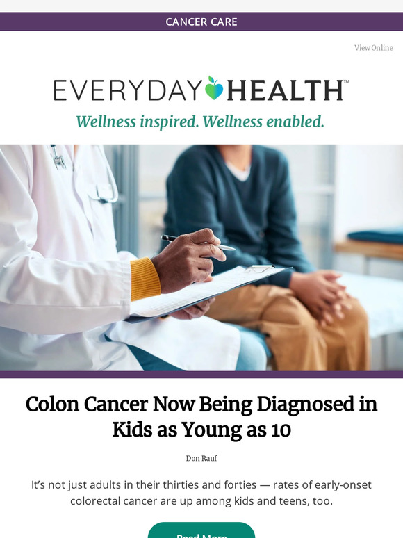 Lifescript: Colon Cancer Now Being Diagnosed in Kids as Young as 10 ...