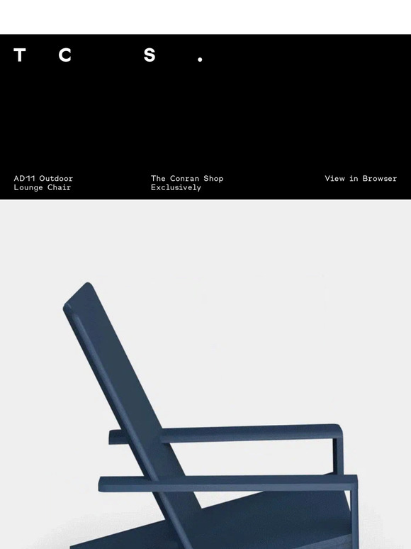 The Conran Shop: Lounge In Style | Outdoor AD11 Lounge Chair | Milled