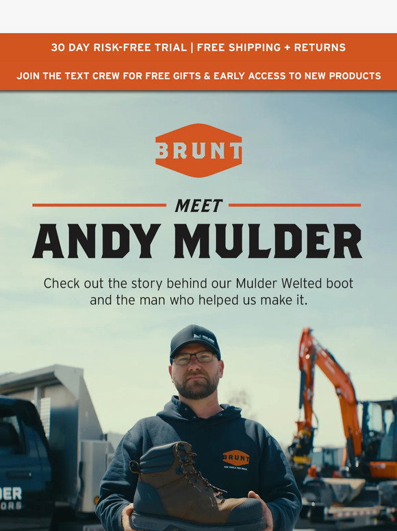 BRUNT Workwear: Meet Andy Mulder | Milled