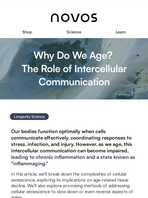 NOVOS: The Science of Longevity: Altered Intercellular Communication ⚛️ ...