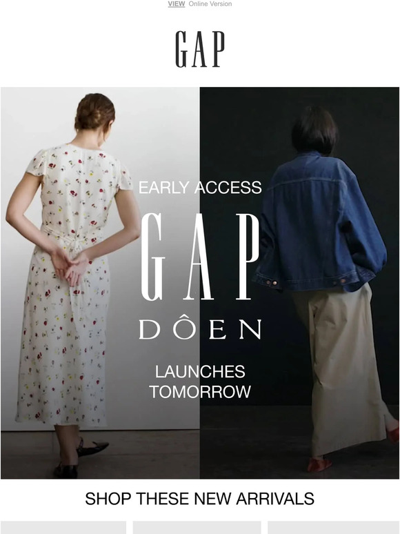 Gap: Gap x DÔEN: early access is coming... | Milled