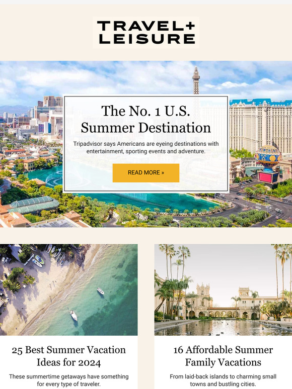 Travel + Leisure: 25 Best Summer Vacation Ideas | Milled