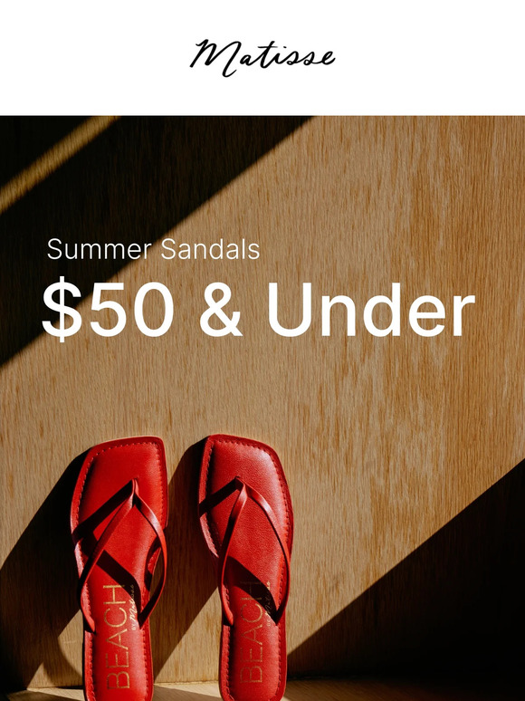 MATISSE FOOTWEAR: $50 & Under (Sandals Edition) | Milled