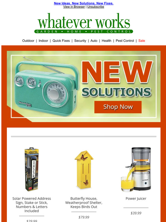Whatever Works: Dozens of New Solutions For All Your Projects ~ Shop ...