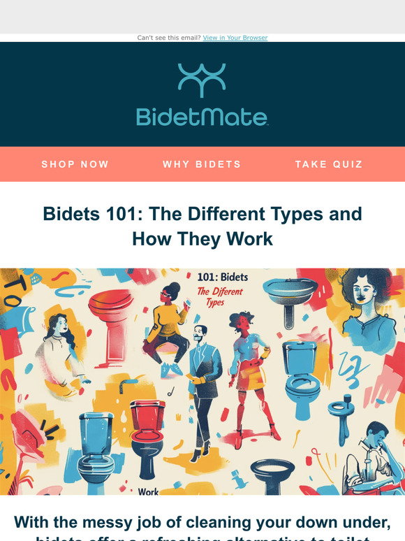 BidetMate: Bidets 101: The Different Types and How They Work | Milled