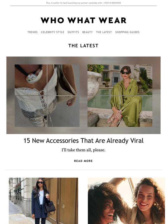 Who What Wear: 15 summer accessories that are already viral | Milled