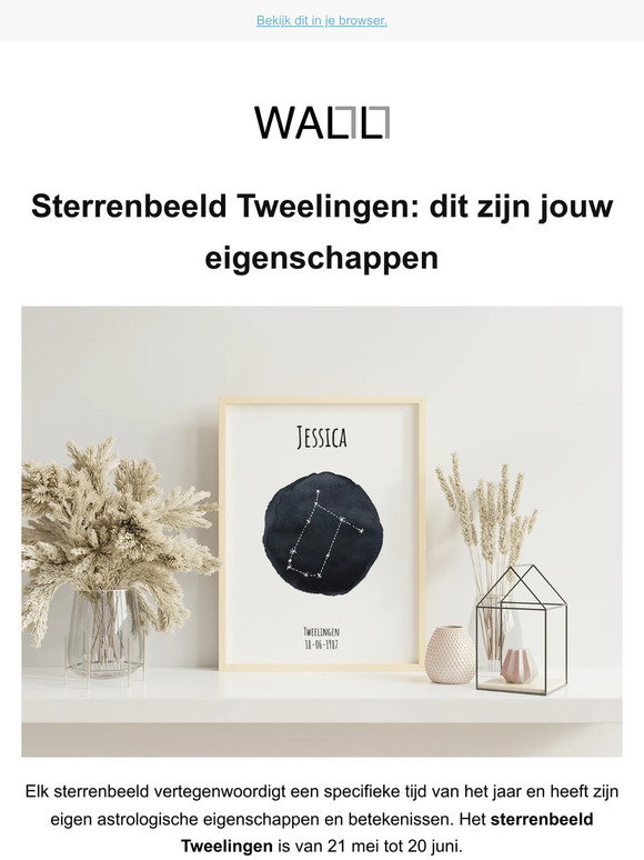 Wallll: Sterrenbeeld Tweelingen: dit zijn jouw eigenschappen 🌸 | Milled