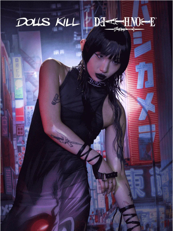 Dolls Kill: NEW Dolls Kill x Death Note 🍎 | Milled