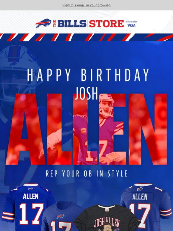 Buffalo Bills: Happy birthday Josh Allen! 🥳🎉 | Milled