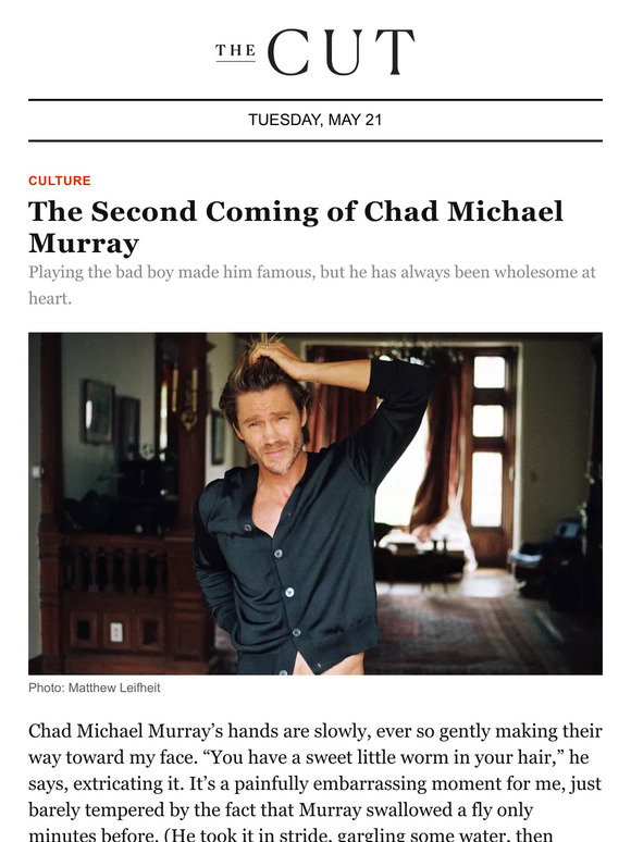 The Cut: The Second Coming of Chad Michael Murray | Milled