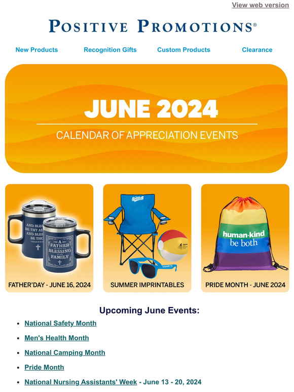 Positive Promotions: Be Ready For These Upcoming June Appreciation ...