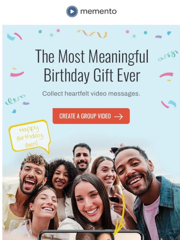 Memento: Say “Happy Birthday” in the most meaningful way 🥳 | Milled