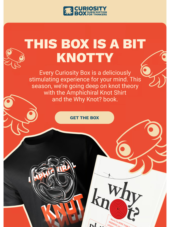 Curiosity Box: Indulge Your Mind: The Amphichiral Knot Shirt | Milled