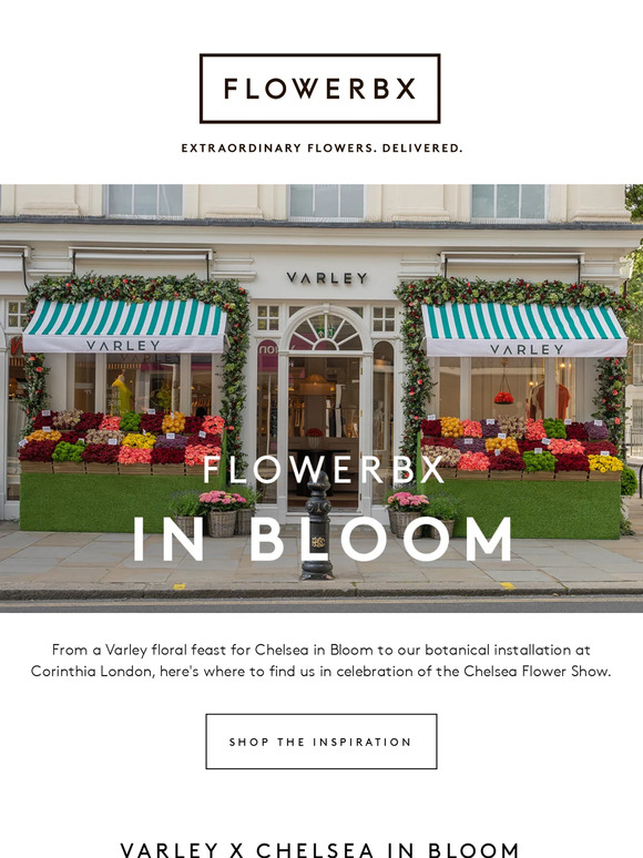 FLOWERBX: FLOWERBX takes London in Bloom | Milled