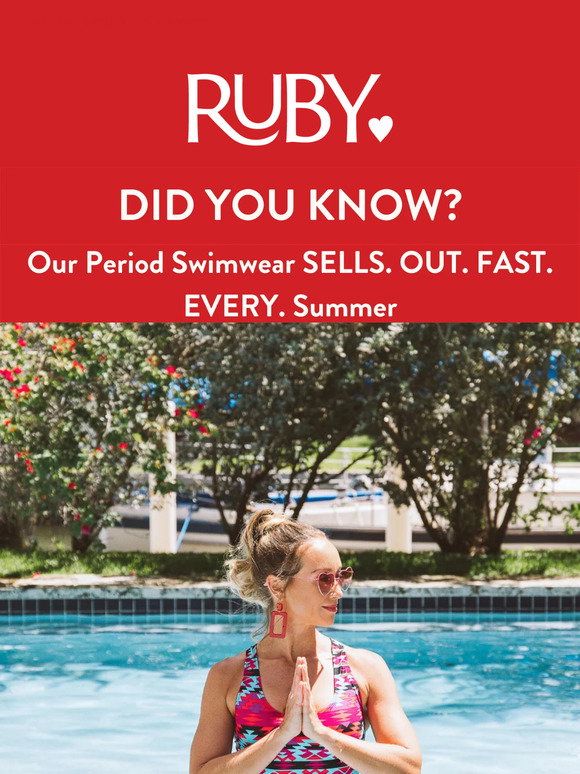 Ruby Love: 🩱Period Swimsuits! 30% OFF GOING SOON ️‍🔥 | Milled