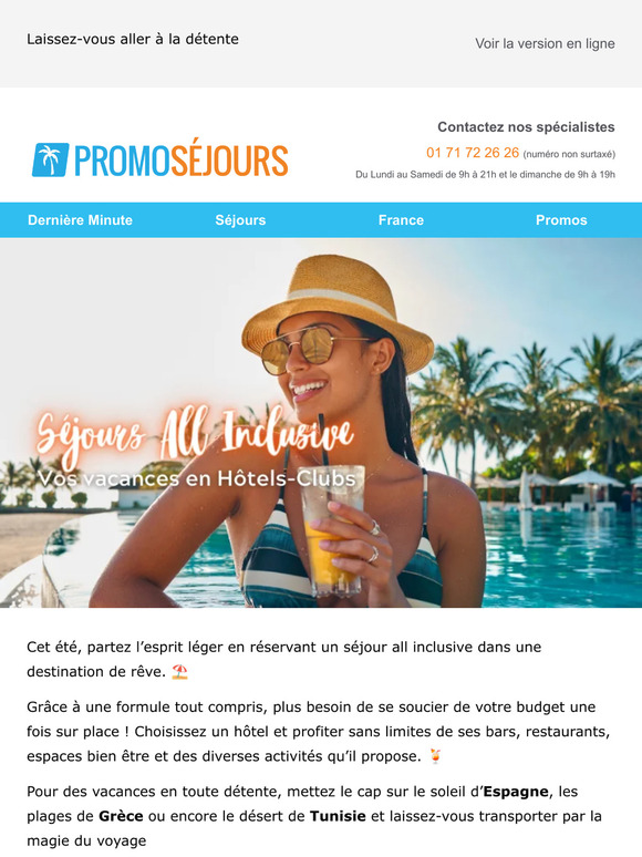 Promosejours: Le confort des vacances all inclusive 🍹 | Milled