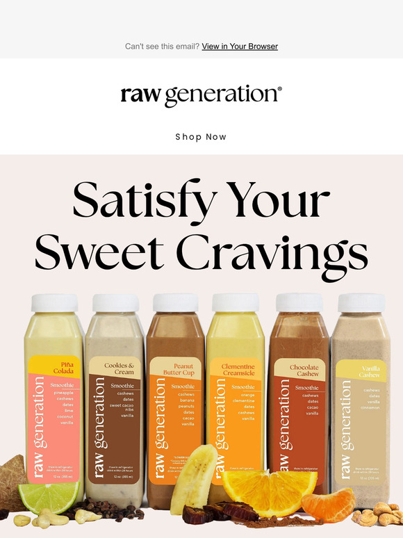 Raw Generation: Treat yourself to something sweet 🍦 | Milled