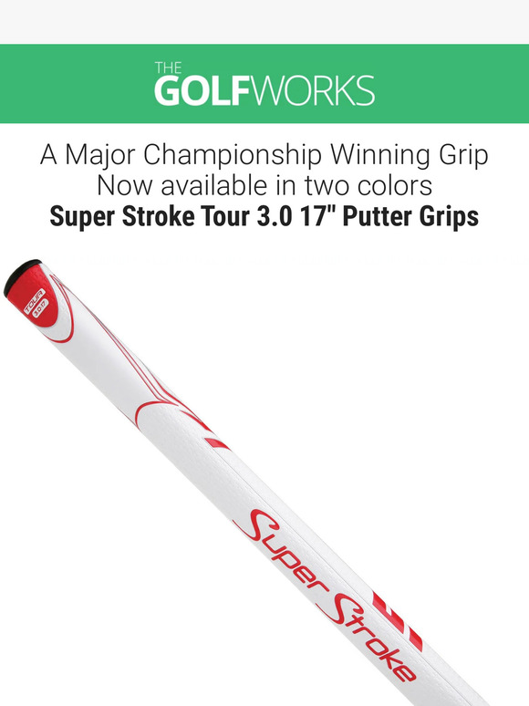 GolfWorks: Super Stroke Tour 3.0 17” Putter Grips Now Available | Milled